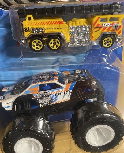 Hot Wheels - Monster Trucks Night Shifter And 5 Alarm | eBay