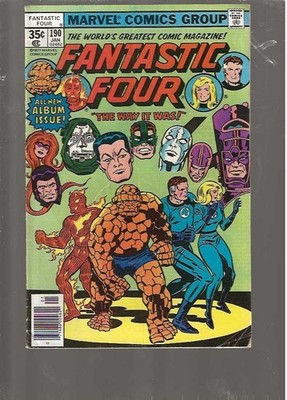 FANTASTIC FOUR 190 - 1961 SERIES - BRONZE AGE MARVEL COMICS | eBay ...