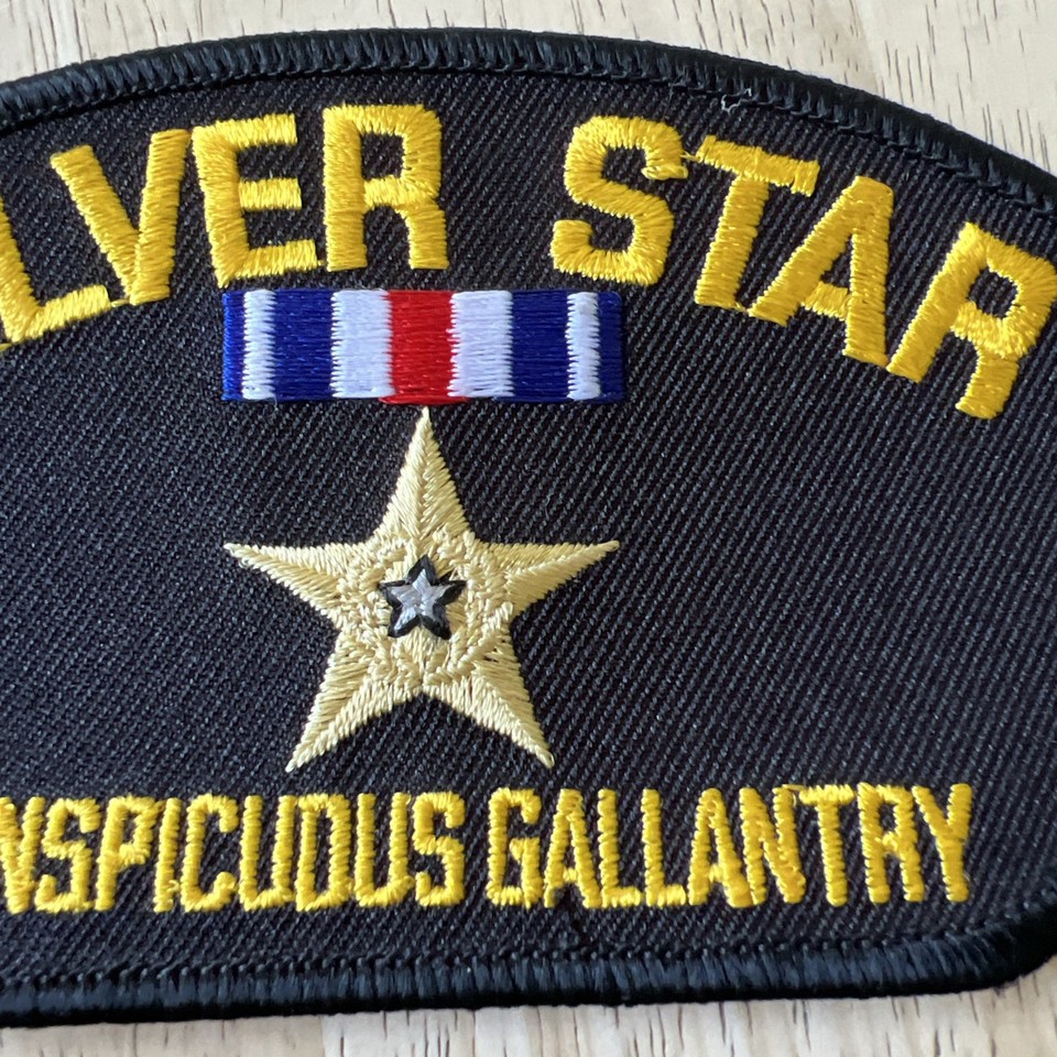 Military Patch: Silver Star Conspicuous Gallantry Patch | eBay