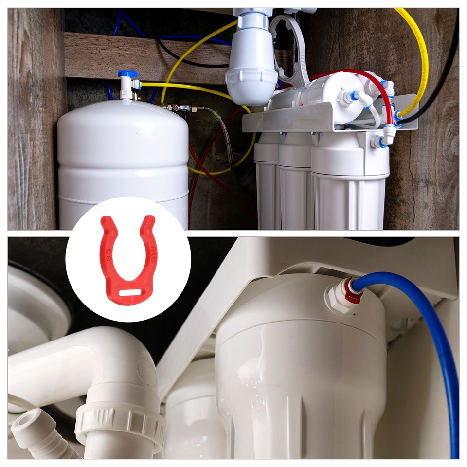 50Pcs 3/8 Inch Plastic Locking Clip Quick Connect Clips Clamps, Red | eBay