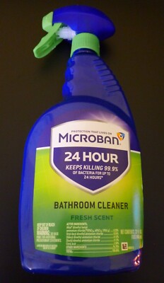 Microban 24 Hour Fresh Scent ~ Bathroom Cleaner Disinfectant 32oz | eBay