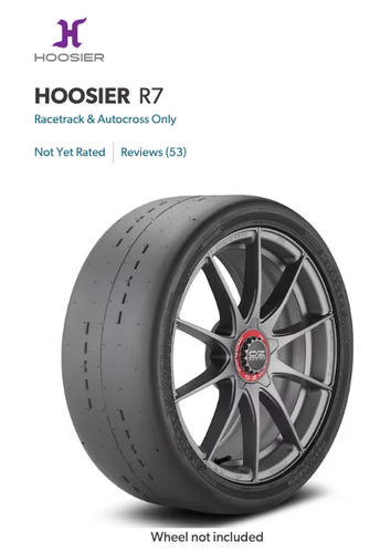 Hoosier R7 Racing Tires - P275/35Z18. New Stickers | eBay
