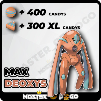 🍬 300 XL CANDY FARM for DEOXYS · [Defense] MAX your DEOXYS | Pokemon GO ...