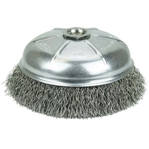 Weiler 14066 6 Crimped Wire Cup Brush .014 Steel F | eBay