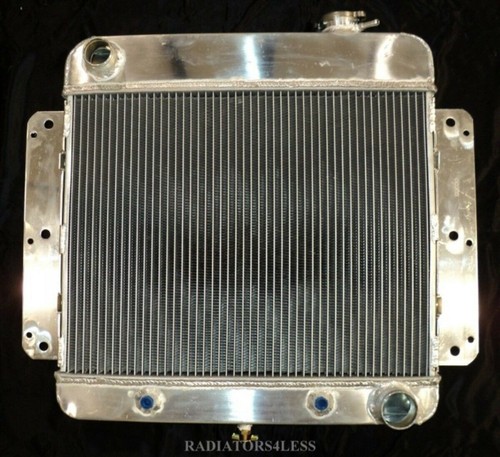 3 ROW ALUMINUM RADIATOR 62 63 64 65 66 67 CHEVY NOVA 6CYL MOUNT -V8 ...