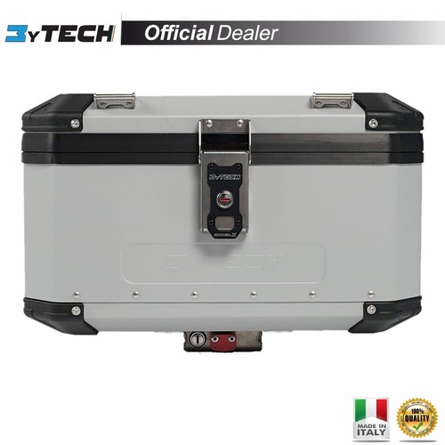 Bauletto Top Case Aluminum Mytech Model-X 58 L Quick Release Silver ...