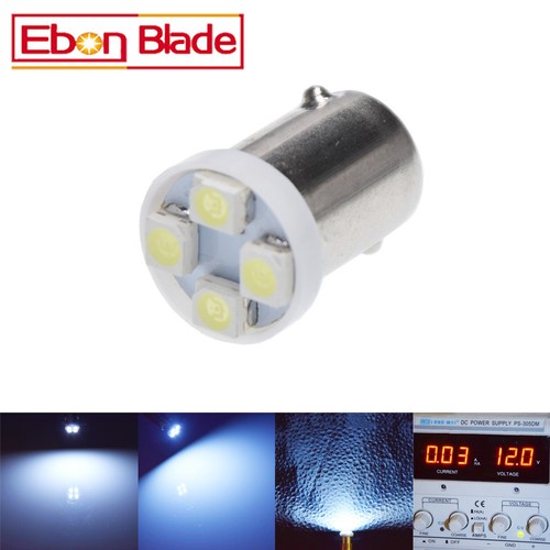 2X BA9S 6253 64111 T11 T4W 4SMD 3528 LED Bulbs Car Side Wedge Parker ...