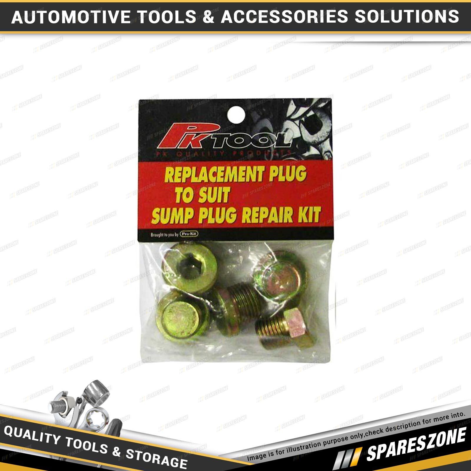 5 Pcs of Pro-Kit Plug - Replacement for Sump Plug Thread Repair Kit M17 ...