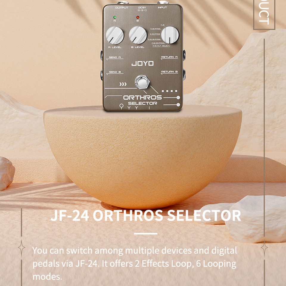 JOYO Loop Guitar Effect Pedal 6 Looping Modes 2 Line Loop With Power ...