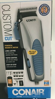 Conair Custom Cut 18-piece Home Hair Cutting Kit with No Slip Grip | eBay