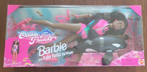1996 Ocean Friends Barbie & Baby Keiko the Whale Dolls Mattel NIB | eBay