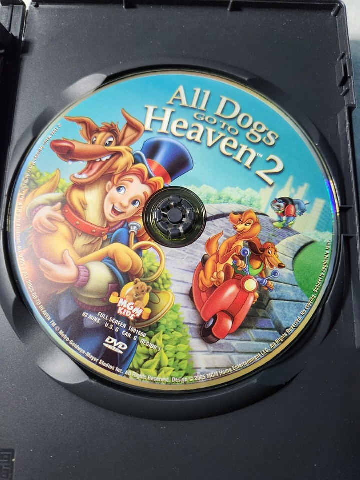All Dogs Go To Heaven / All Dogs Go To Heaven 2 DVD 2-Disc Set | eBay UK
