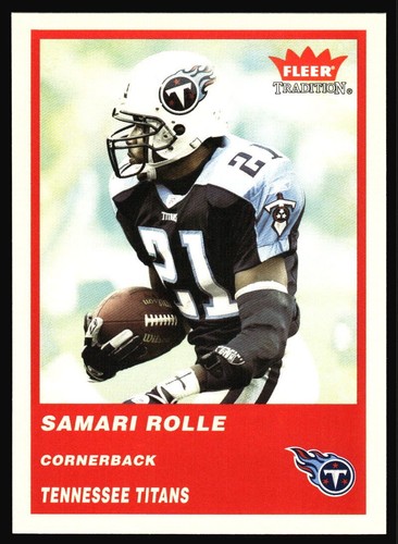 2004 Fleer Tradition Samari Rolle #286 Tennessee Titans | eBay