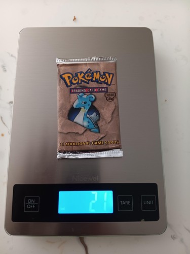 HEAVY Pokemon Fossil Booster Pack Unlimited FACTORY SEALED 21 grams | eBay