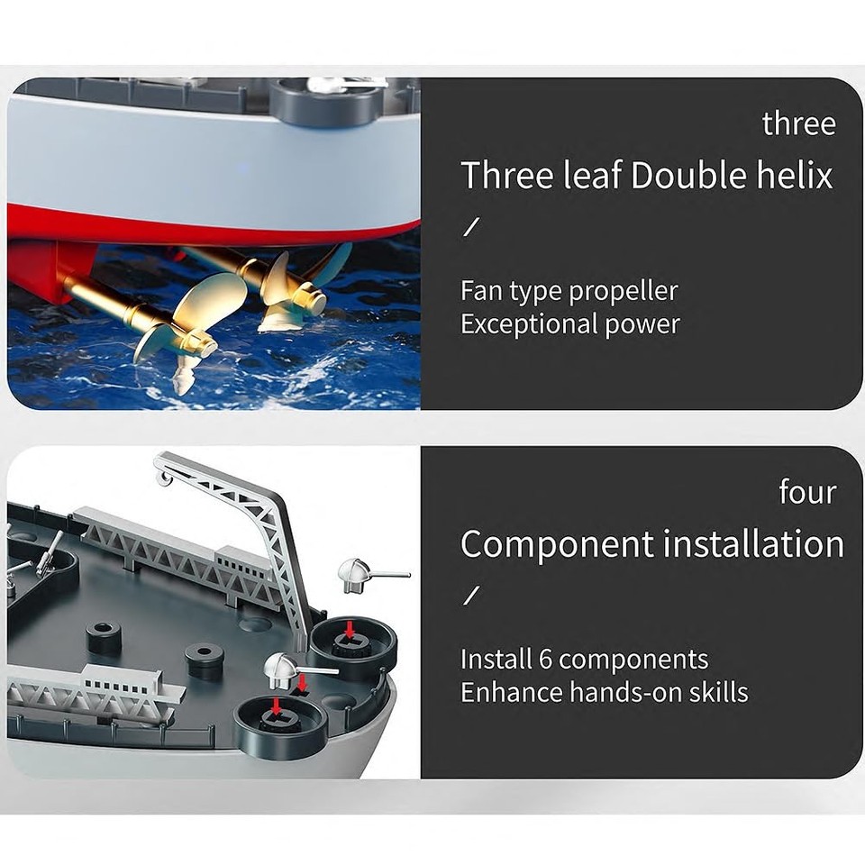 Remote Control Ship RC Warship Aircraft Carrier Battleship Destroyer ...