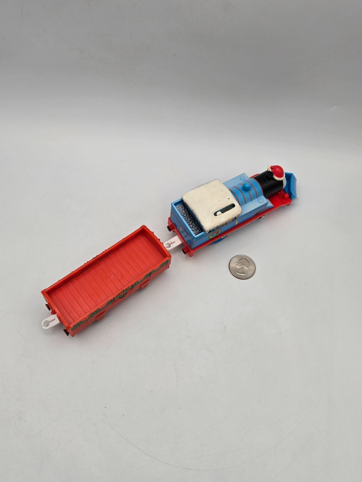 Motorized Trackmaster Thomas Friends Train Tank Engine Snow Plow Snowy ...