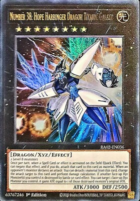Number 38: Hope Harbinger Dragon Titanic Galaxy RA02-EN036 (UR) | eBay