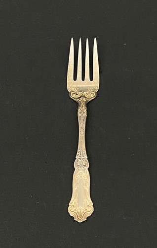 1835 R Wallace CARDINAL Silverplate 8 1/2" Cold Meat Fork No Mono | eBay