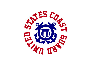 UNITED STATES COAST GUARD VINYL DECAL STICKER (RED/BLUE) USCG EMBLEM | eBay