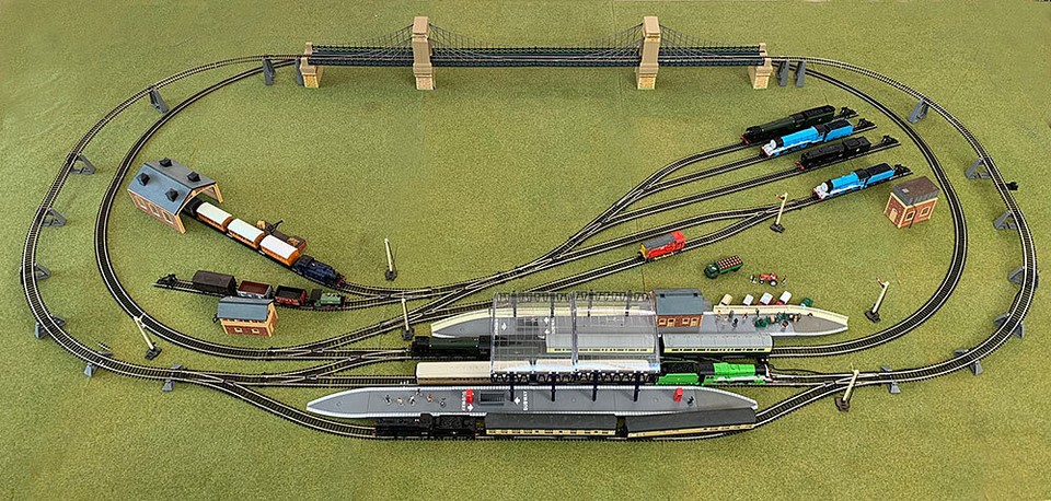 HORNBY Digital Train Set HL3 With Suspension Bridge | eBay UK