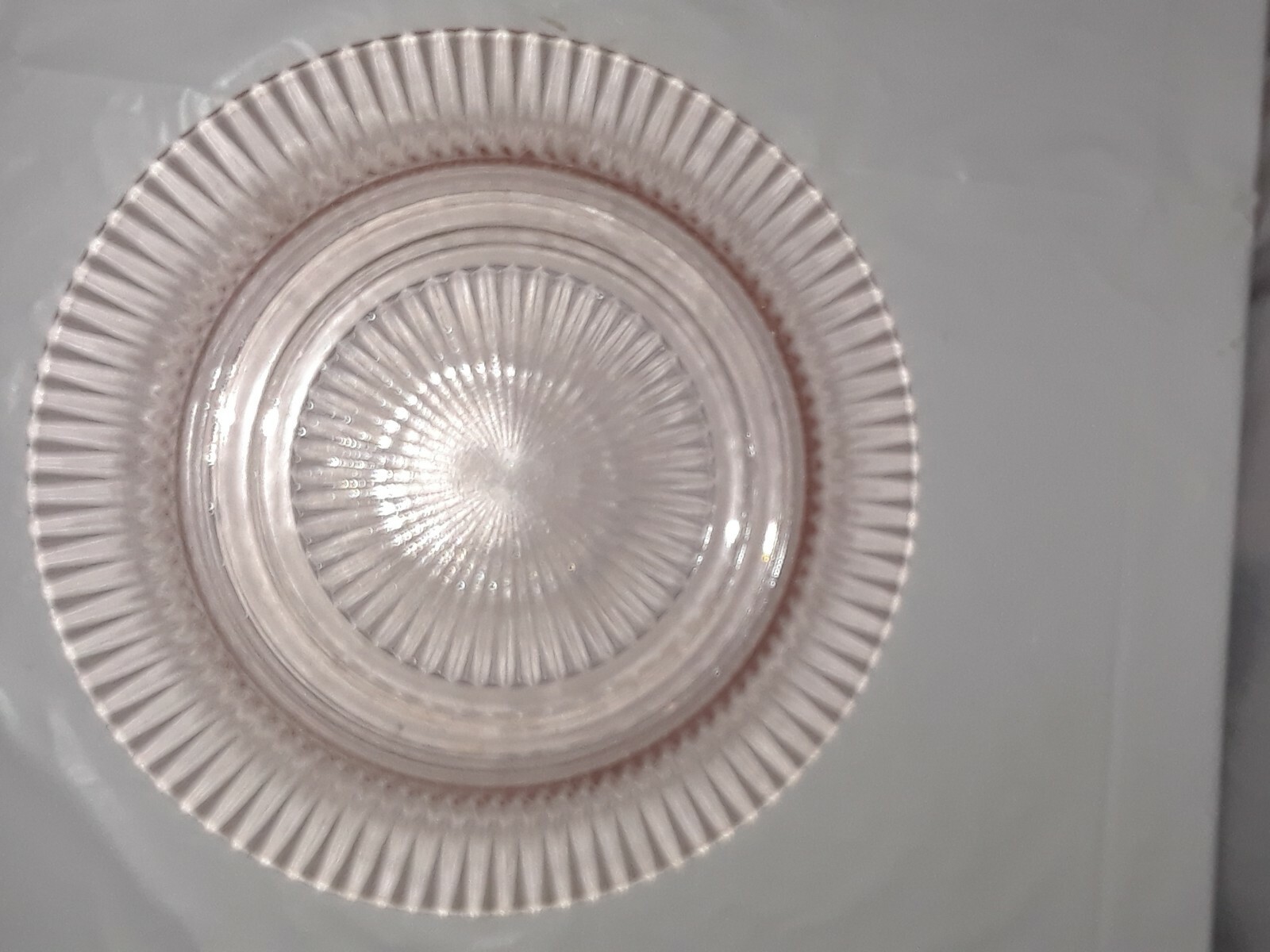 9 3/4 Inch Pink Depression Plate in Queen Mary Pattern | eBay