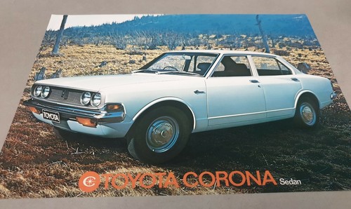 1972 ? TOYOTA CORONA RT81 SEDAN Original Sales Leaflet | eBay