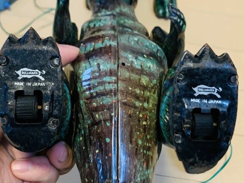 Marusan Godzilla Baragon SET vintage walking Smoke-breathing 1960s tin ...