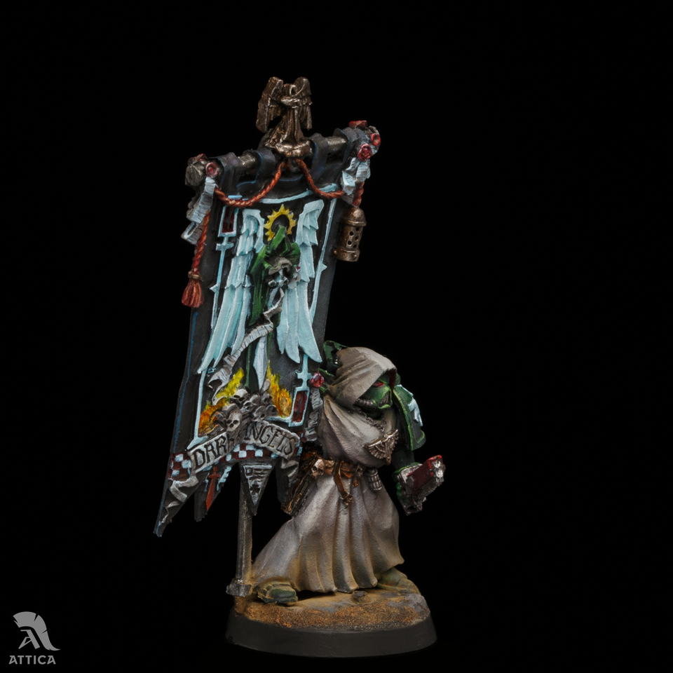 Chapter Ancient Dark Angels painted figure Warhammer 40k Pre-Sale | Art ...
