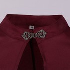 Halloween Medieval Retro Cape Men’s Bead Chain Hooded Cloak Performance ...