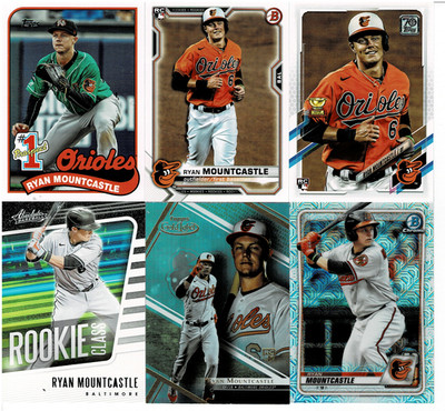 Ryan Mountcastle 6 card LOT Baltimore see pics 2020-21 | eBay