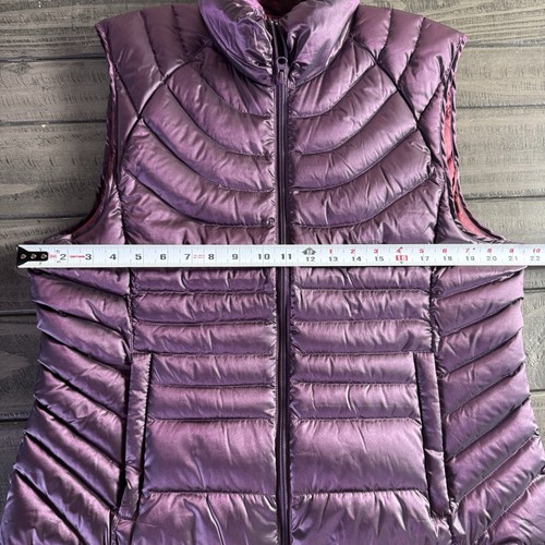 Bernardo Goose Down Quilted Puffer Packable Vest Purple Size XL | eBay