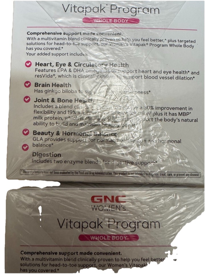 2 x Women's Whole-Body Vita Packs / 2 for $20/ Exp is 5/25 CloseDated ...