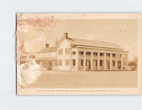 Postcard Old Clinton Inn Greenfield Village Dearborn Michigan USA | eBay