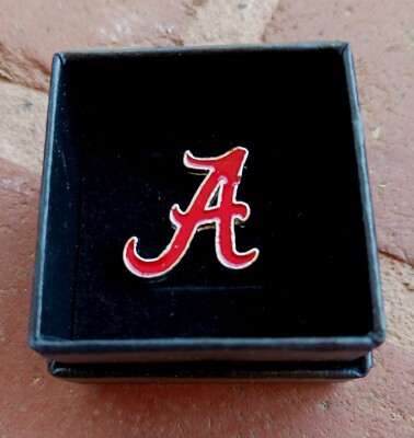 Alabama Tie Tack Crimson Tide College Team Jewelry Hat Or Lapel Pin | eBay