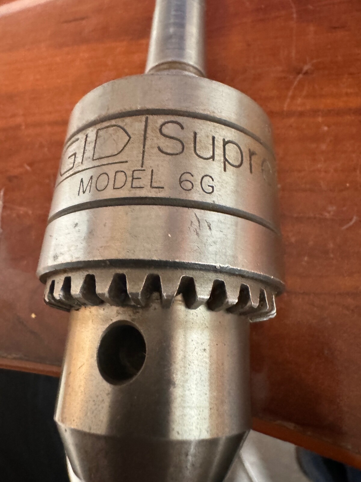 RIGID SUPREME DRILL CHUCK MODEL 6G CAP. 0-1/2" THD. 45/64-16 MORSE ...
