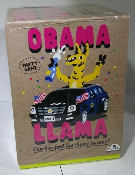 Obama Llama Party Game Rhyme Time Big Potato USA 1 Family Fun Unplaced ...