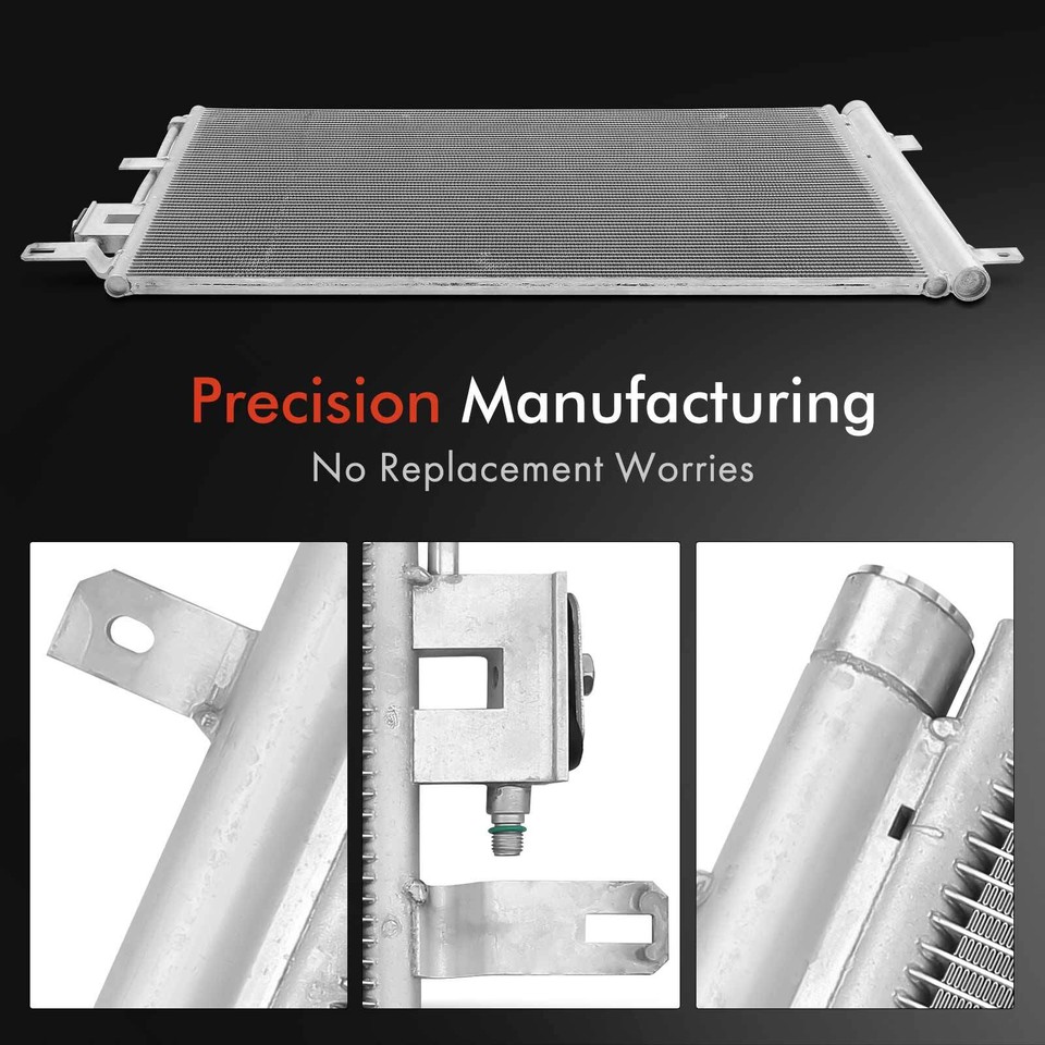 AC Condenser w/ Receiver Drier & Bracket for Buick Envision 2016 2017 ...