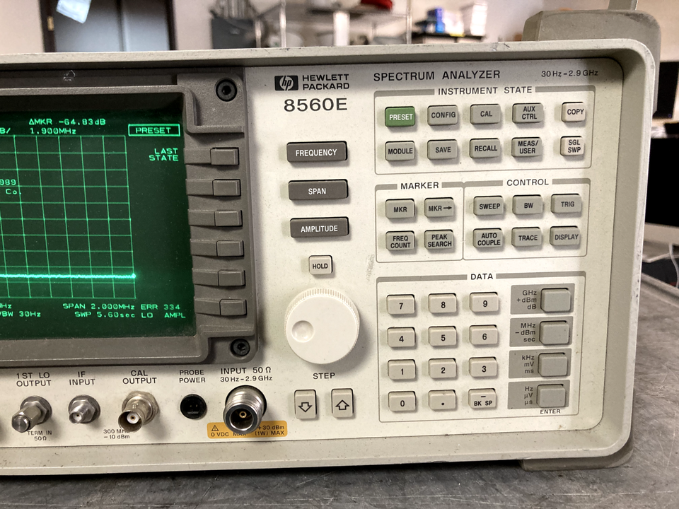 Agilent/HP 8560E Spectrum Analyzer 30Hz-2.9GHz | eBay