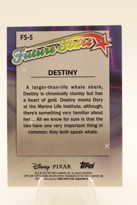2025 Topps Chrome Disney Destiny Future Stars Insert FS-5 | eBay