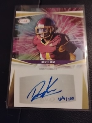 2025 Sage High Series Donte Kent Autograph Auto Gold # A-DK /100 | eBay