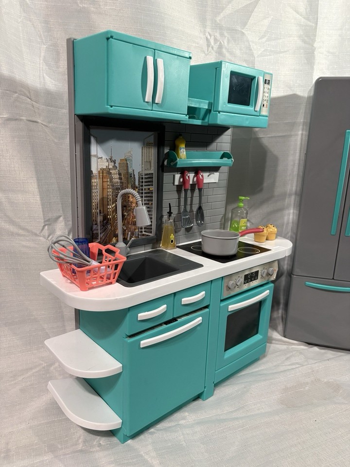 My life as full kitchen pretend Play Set With Light & Sound, For 18 ...