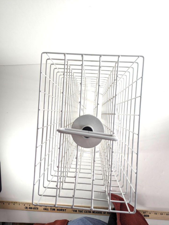 Spinning Craft Paint Storage Holder Rack White | eBay