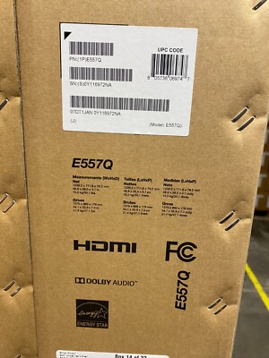 NEC 55" 4K UHD Display with Integrated ATSC/NTSC Tuner E557Q | eBay