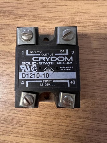 Crydom D1210 Solid State Relay 3-32v-dc 10a Amp 120v-ac | eBay