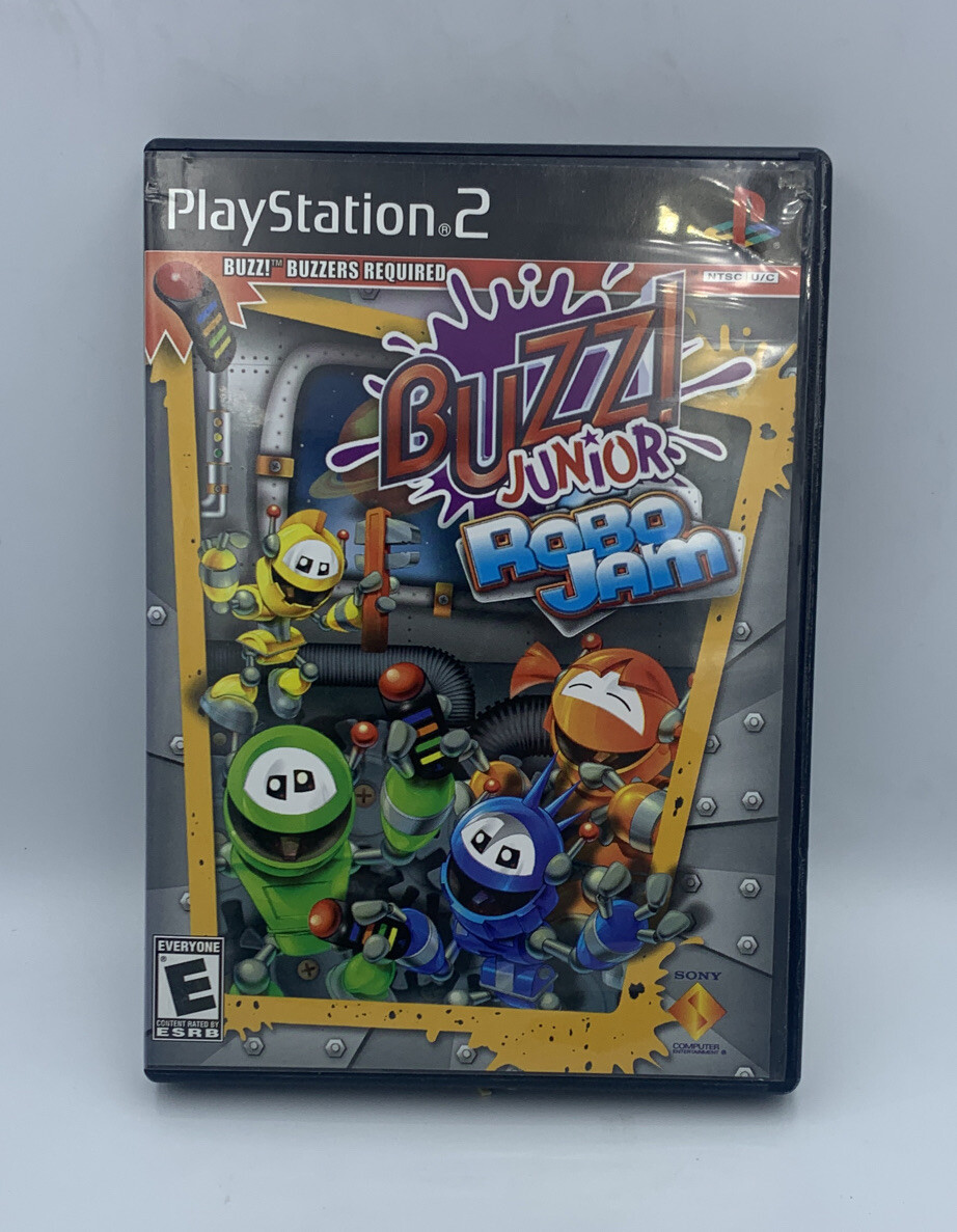 Buzz Junior Robo Jam Sony PlayStation 2 2008 CIB Complete Video Game ...