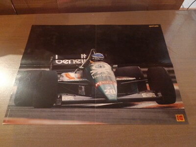 Affiche Formule 1 F1 Gherard Berger 1986 40 Cm X60 Cm | eBay