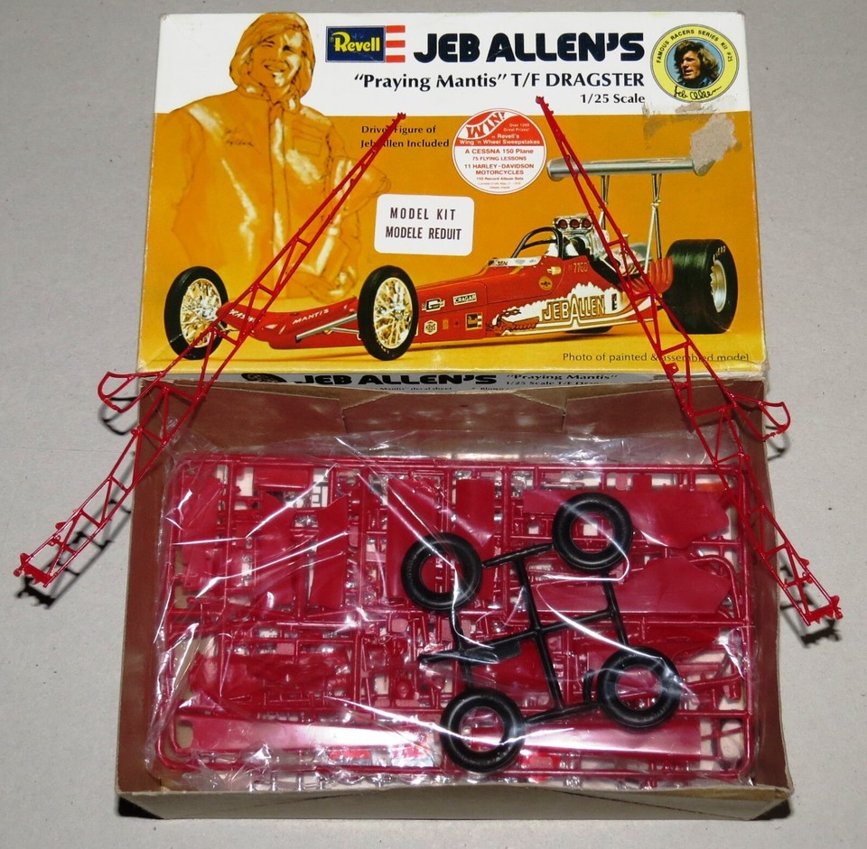 1975 Jeb Allen Dragster model kit – REVELL H-1466 Original Issue ...