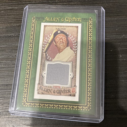 2024 Allen & Ginter Al Kaline Mini Framed Relics Jersey Card #MFR-AK ...