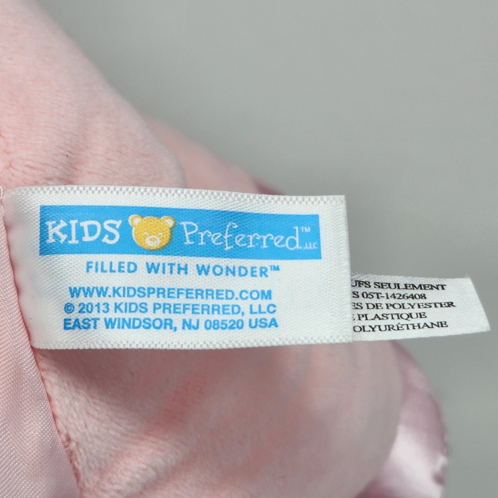 13" KIDS PREFERRED 2013 BABY GIRL DOLL RATTLE CRINKLE PINK STUFFED ...