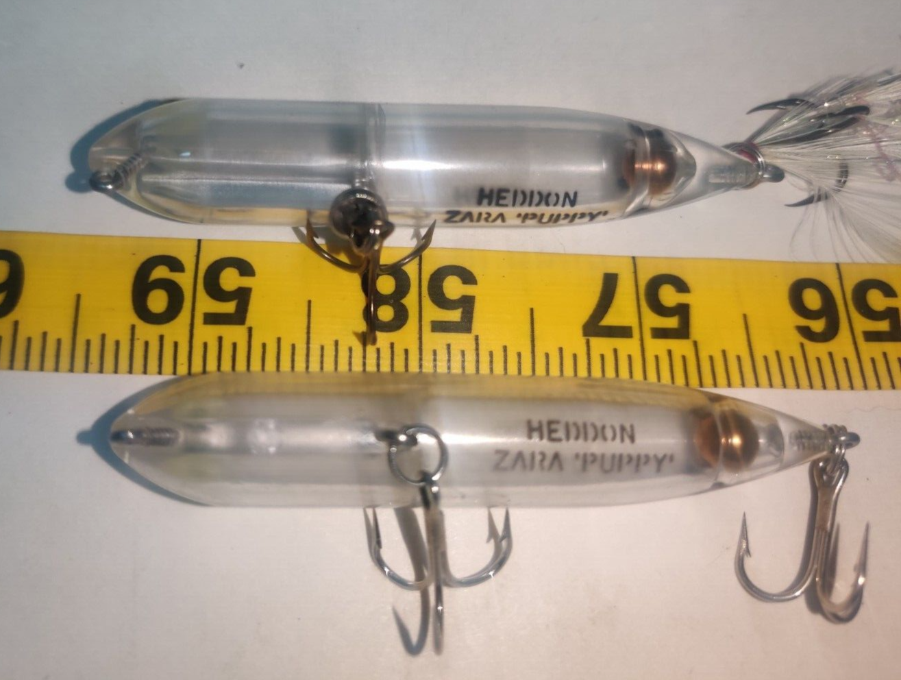 VINTAGE HEDDON ZARA SPOOKS FISHING LURES CLEAR | eBay